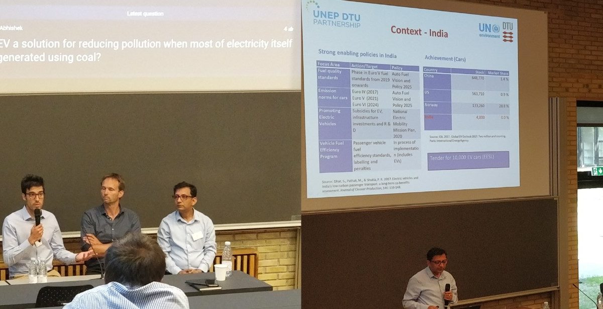 Transport Summit DTU: Where are the Indian EVs? - UNEP-CCC