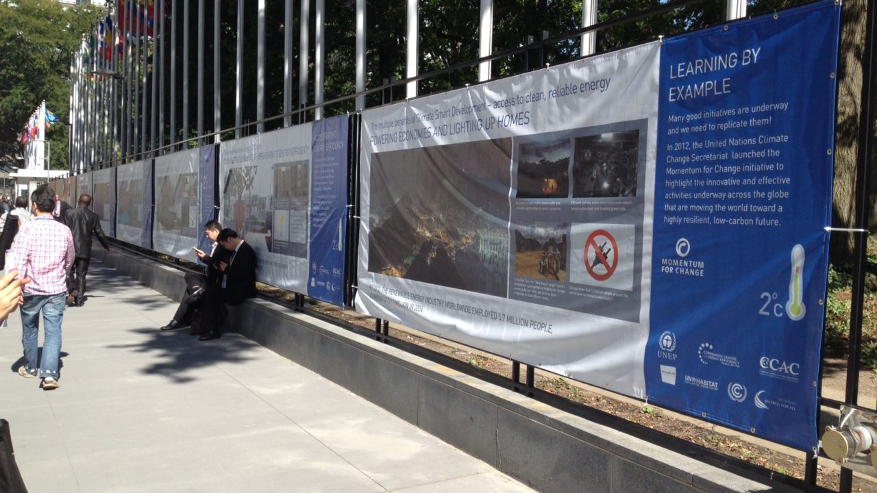 UNEP initiatives on display at UN Headquarters - UNEP-CCC