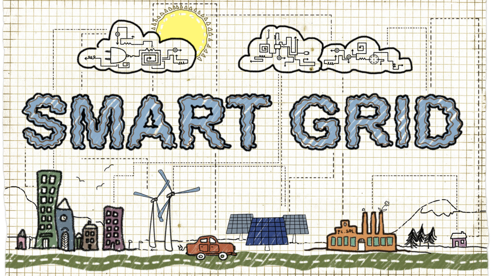 Smart Grid Illustration - UNEP-CCC